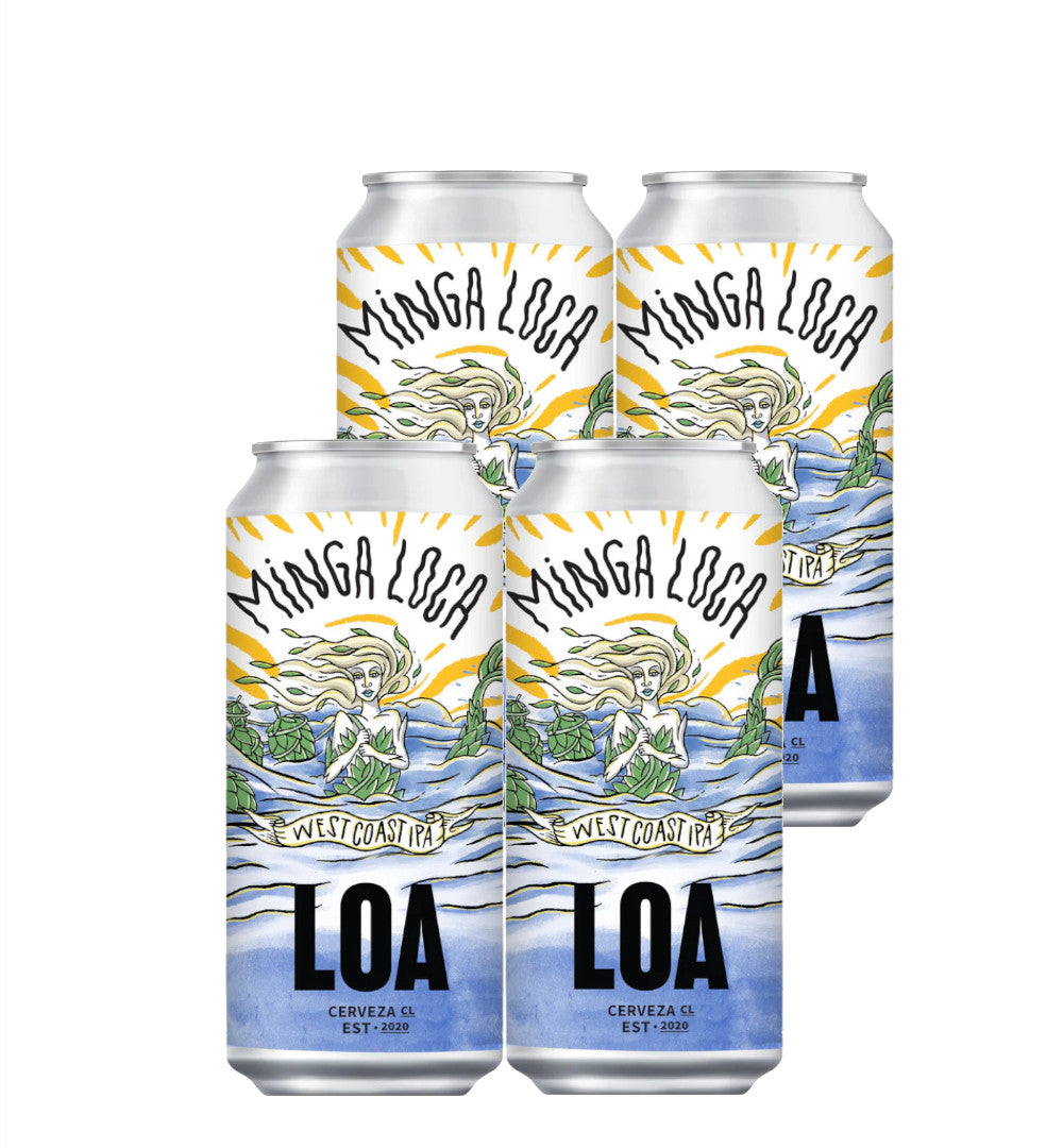 4x Cerveza Loa Minga Loca 473cc | Cerveza artesanal delivery – Portal Voy